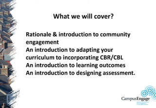 Applying accredited community-based learning and research into your ...