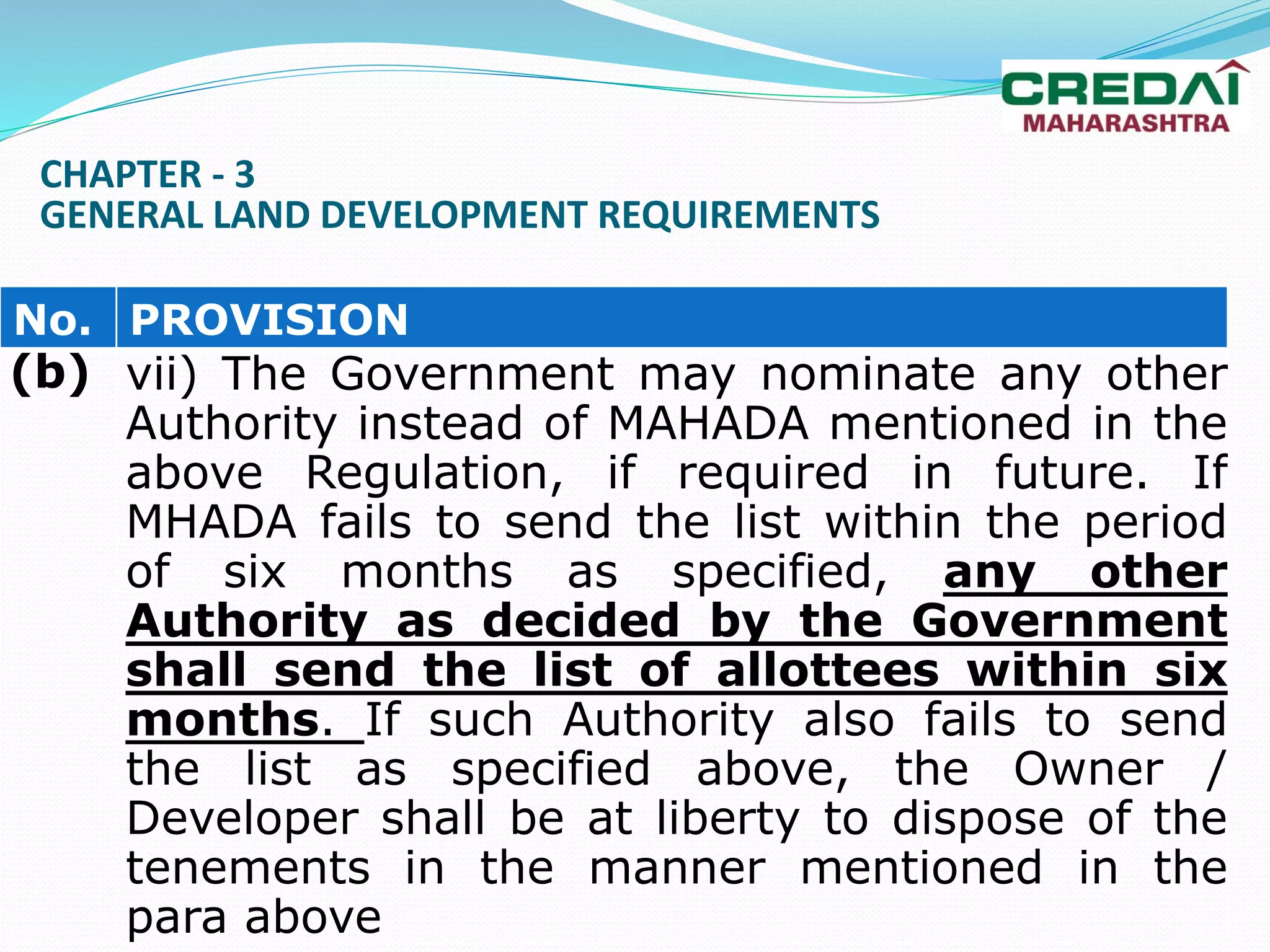 Udcpr Maharashtra | PPTX