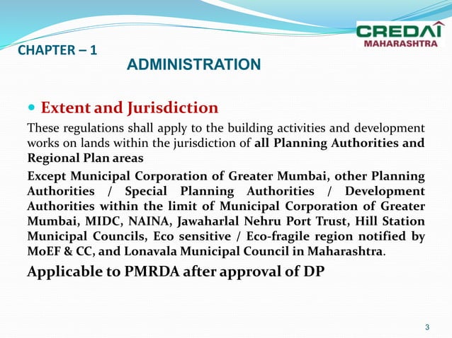 Udcpr Maharashtra | PPTX