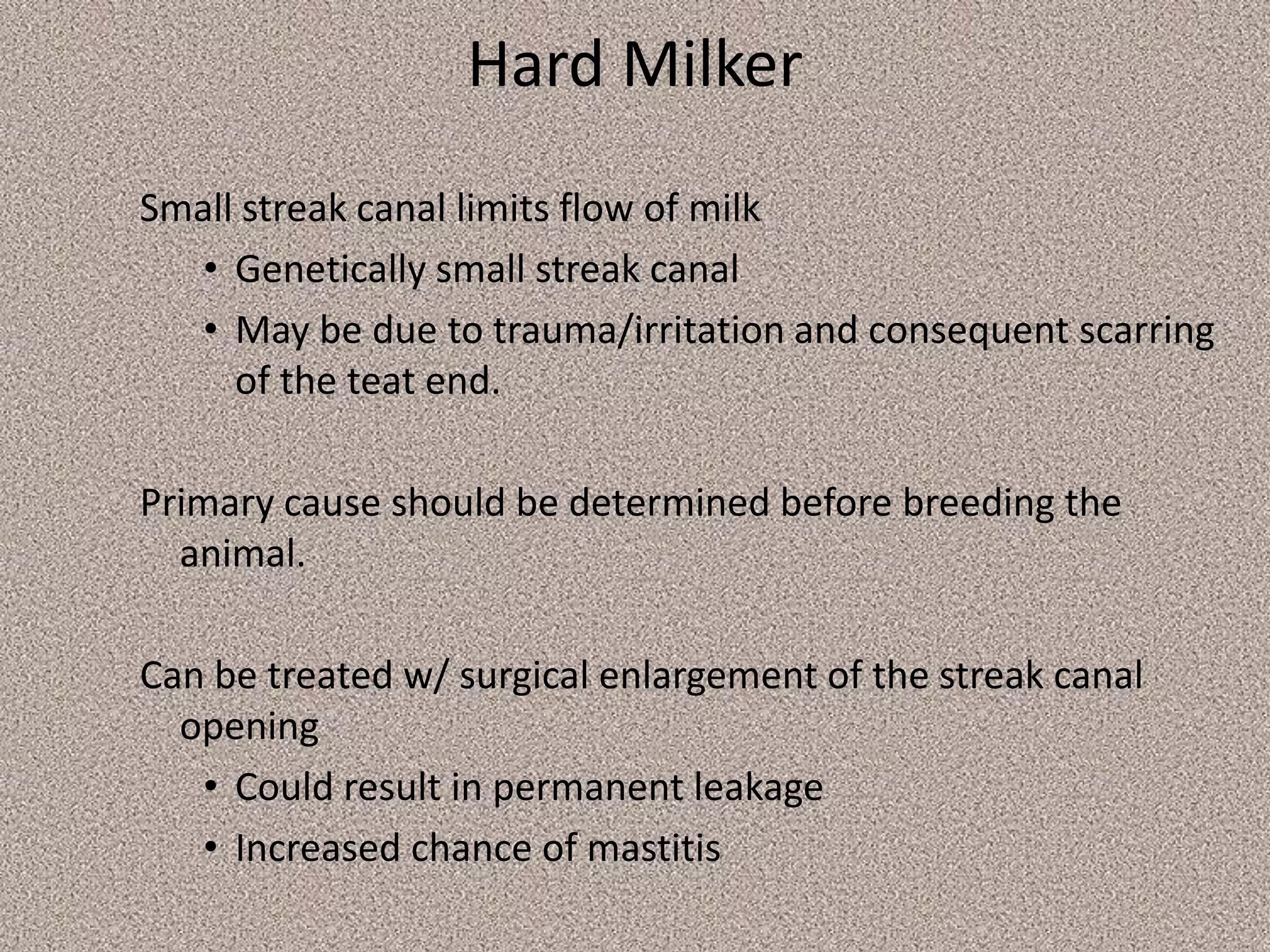 Udder health in ewes and does | PPTX