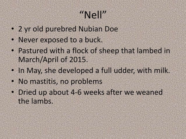 Udder health in ewes and does | PPTX