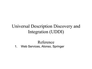 Uddi | PDF