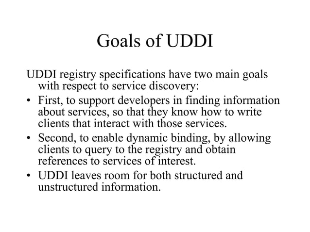 Uddi | PDF