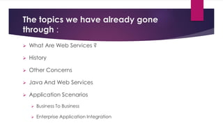 UDDI from JAVA Web services | PPT