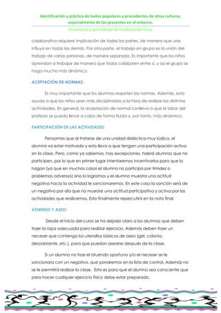 Unidad didáctica: Danzas del mundo | PDF