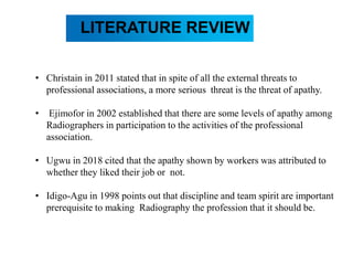 CAUSES OF APATHY AMONG RADIOGRAPHERS.pptx