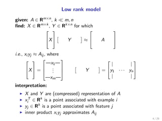 H2O World - Generalized Low Rank Models - Madeleine Udell | PPT