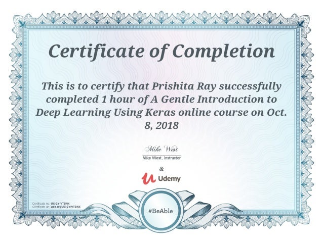 Udemy certificate1 | PPT