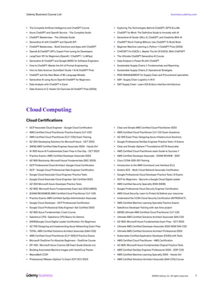 Udemy for Business Course List. choose your best coureses | PDF