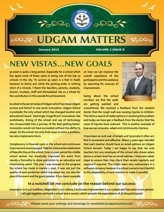 Udgam Matters January 2015 | PDF