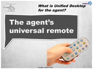 Unified Desktop by Microsoft CCA | PPT