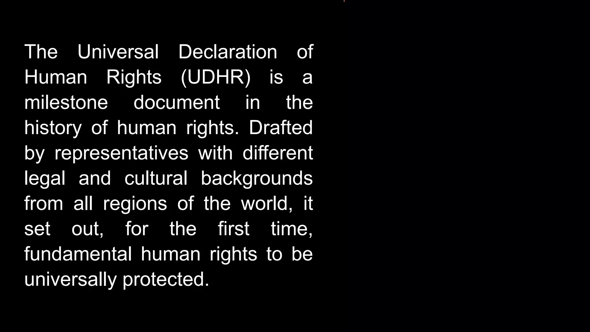 UDHR.pptx | Political Issues & policy | Politics