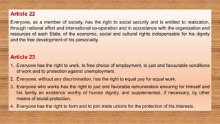 UDHR.pptx | Political Issues & policy | Politics