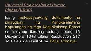 Universal Declaration of Human Rights - PPT | PDF