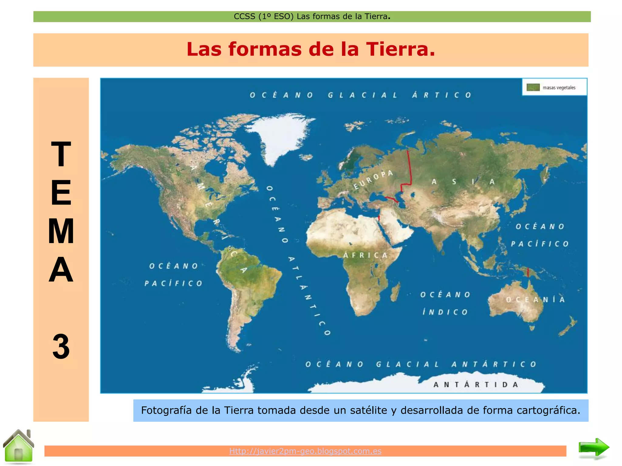 Las formas de la Tierra. | PDF