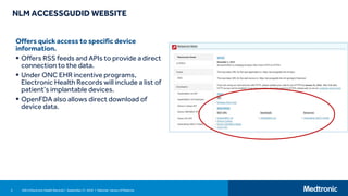 UDI in Electronic Health Records | PDF