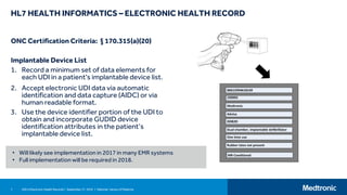 UDI in Electronic Health Records | PDF