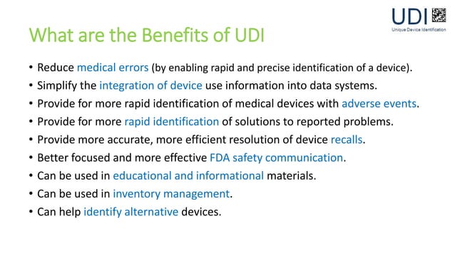 UDI in Medical Devices | PDF