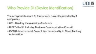 UDI in Medical Devices | PDF