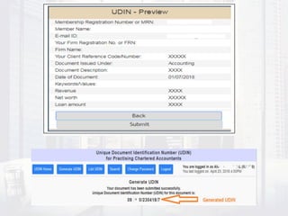 Udin ICAI for certification | PDF