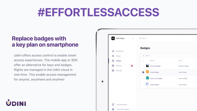 Udini - Smart Access Experiences | PPT | Free Download