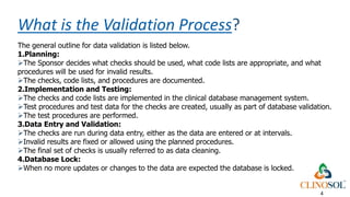 Data Validation in Clinical Data Management | PPTX