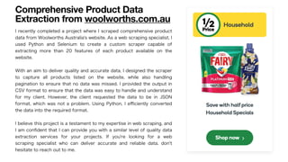 Web Scraping Projects | PDF