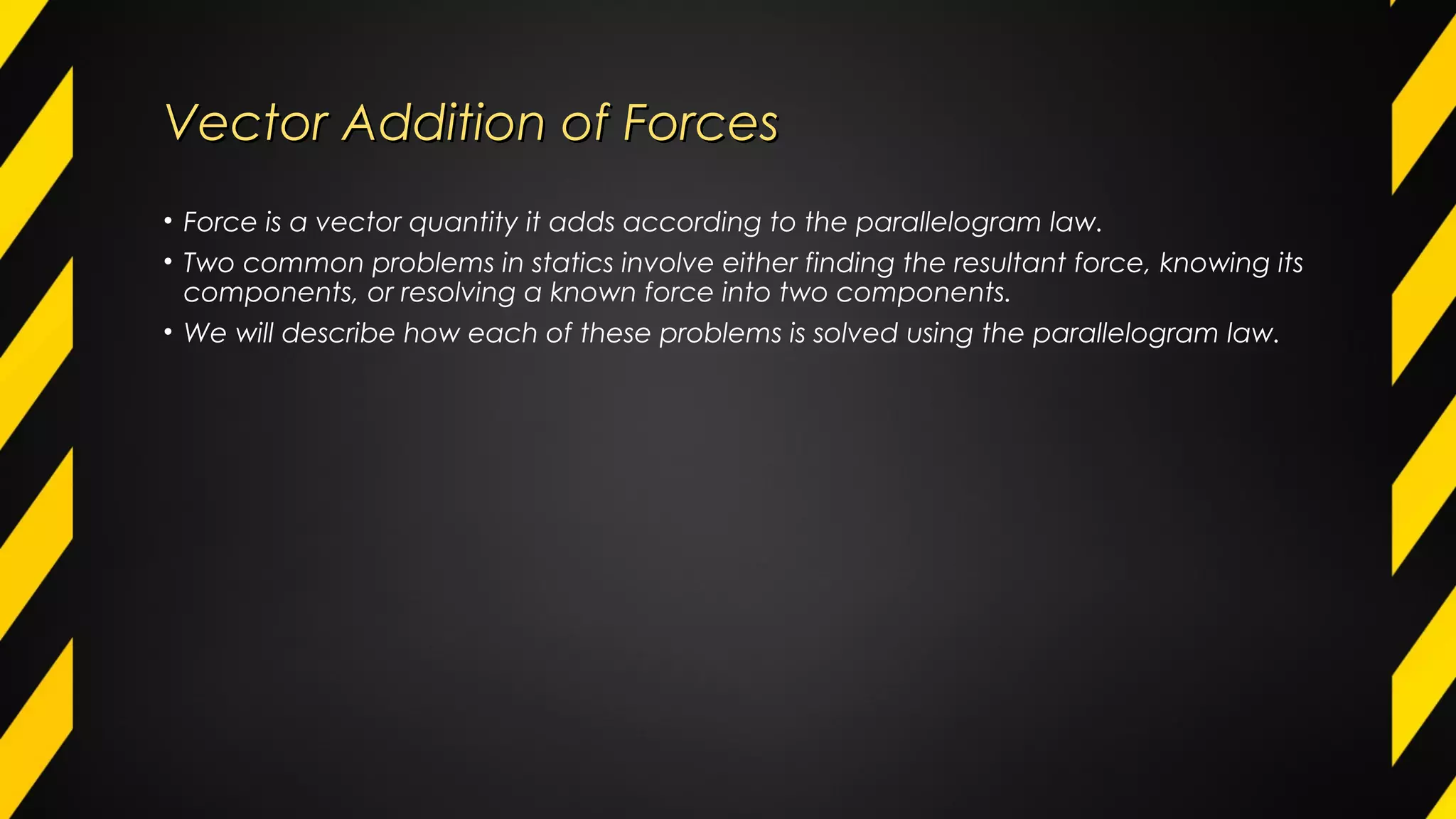 Force vectors | PPT
