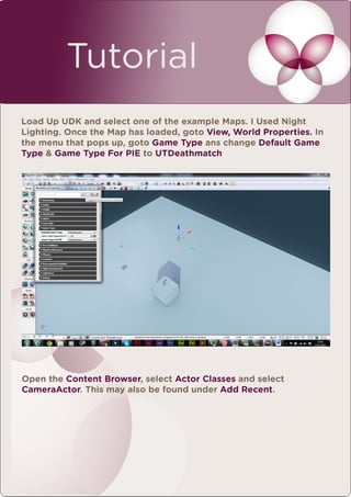 Udk cutscene & export tutorial | PDF