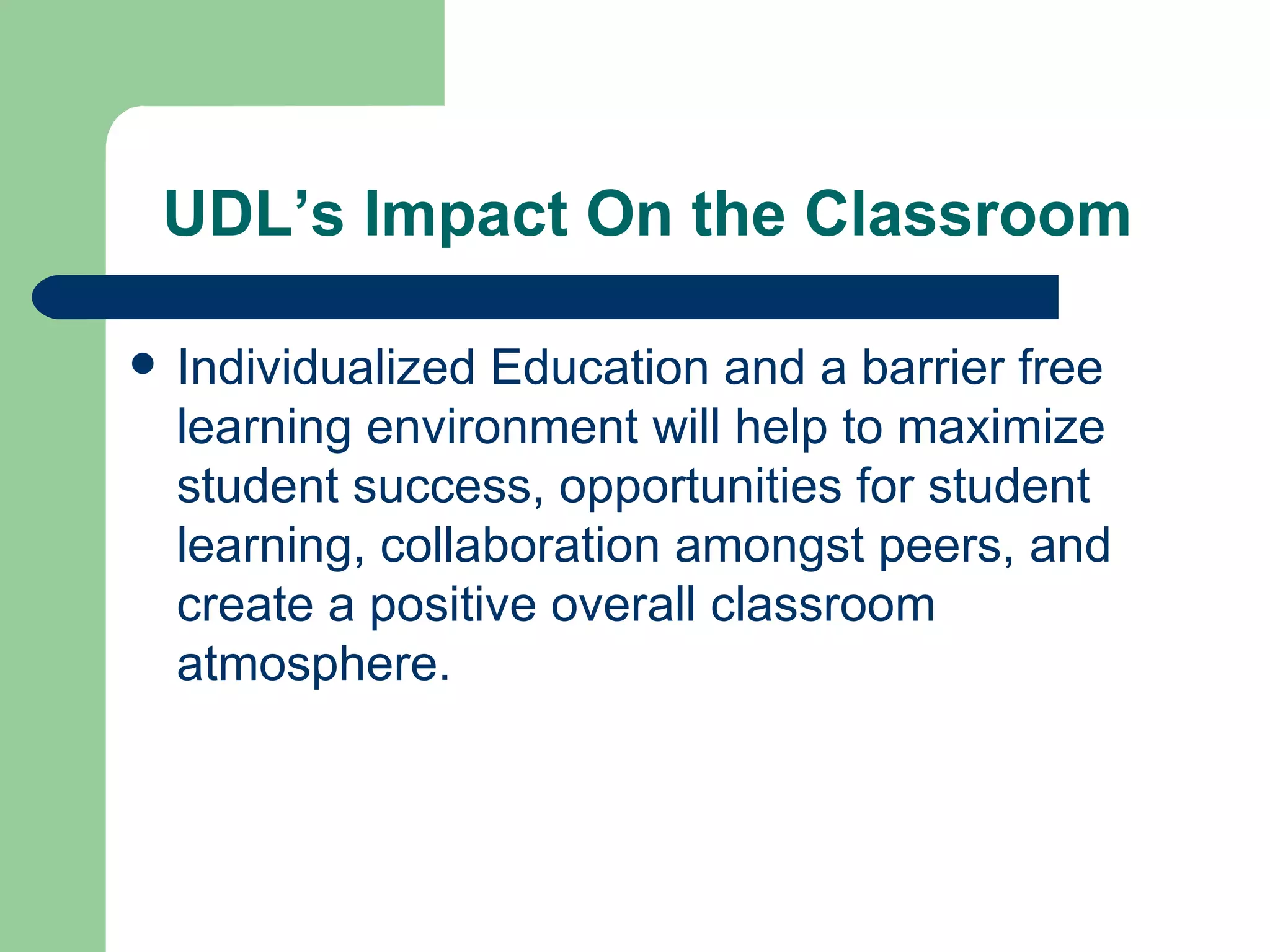 Universal Design for Learning | PPT