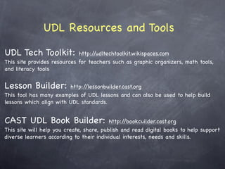 Universal Design for Learning | KEY