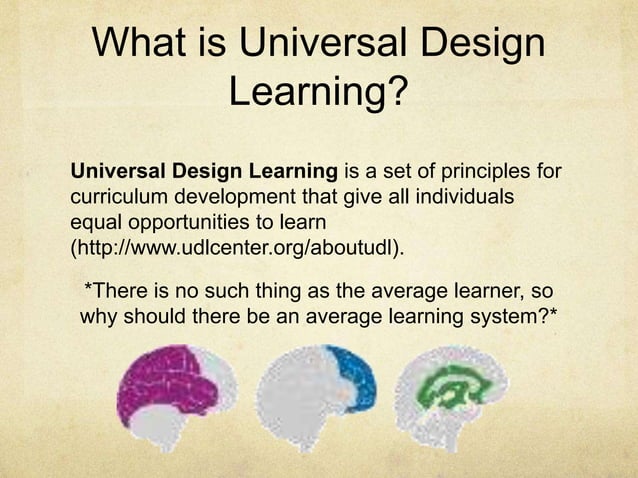 Universal Design Learning | PPT