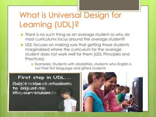 Universal Design for Learning | PPTX