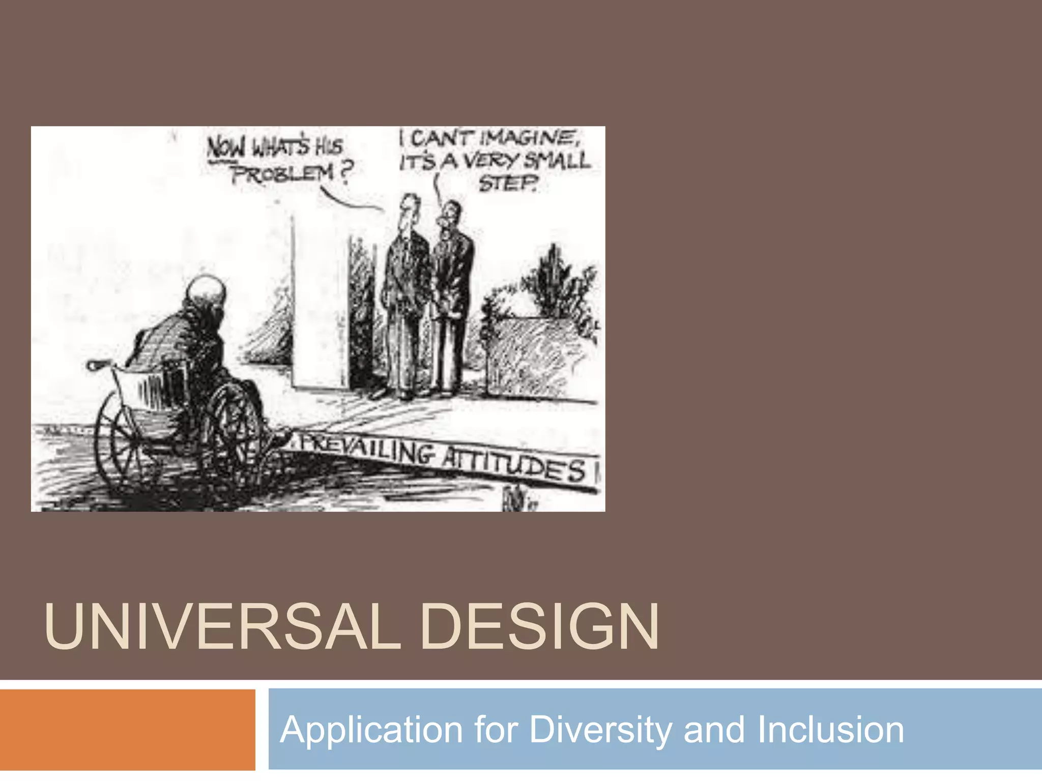 Universal Design: Application for Diversity and Inclusion | PPTX
