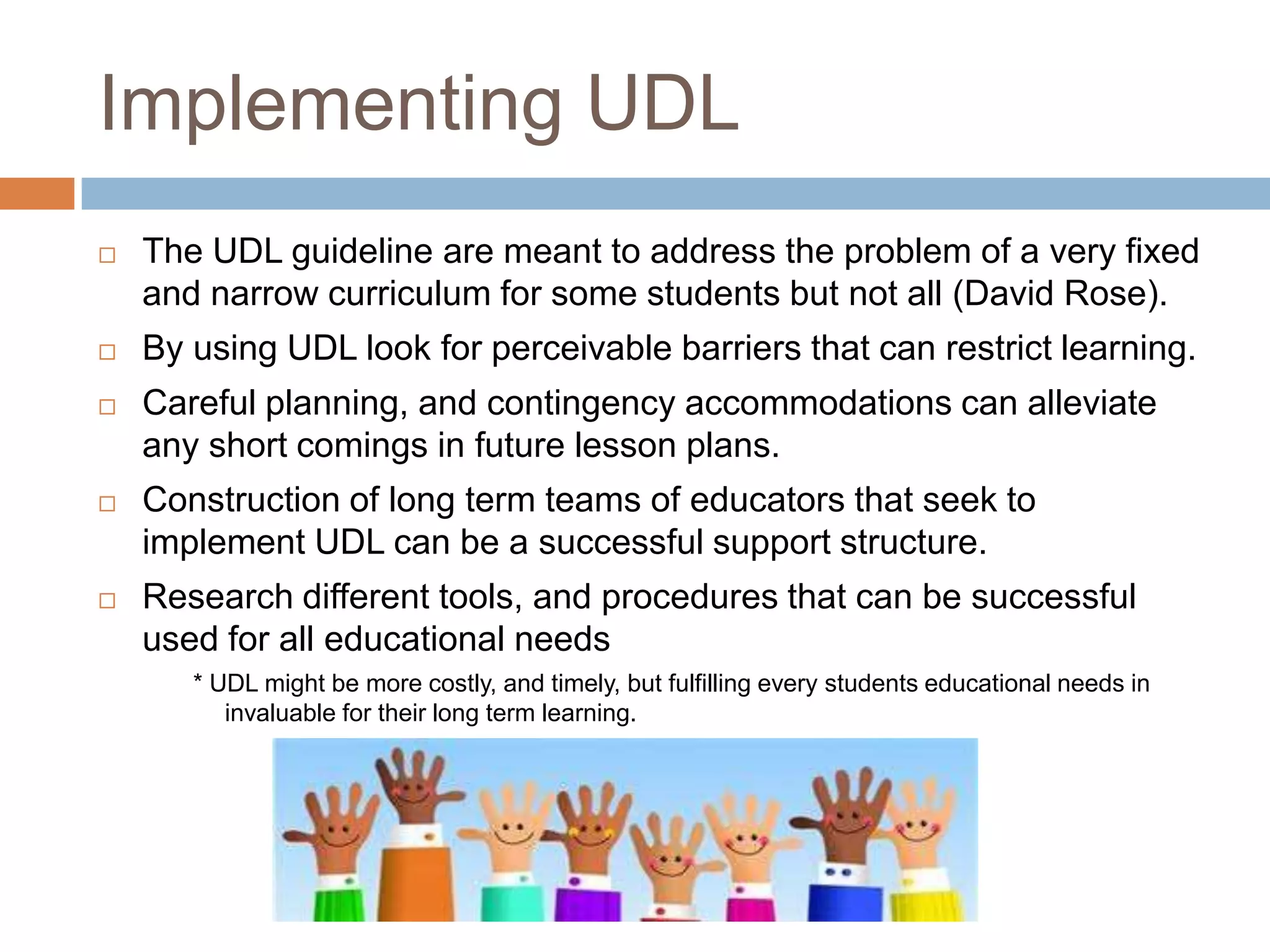 Universal Design: Application for Diversity and Inclusion | PPTX