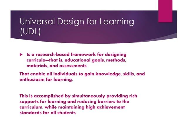Udl | PPTX