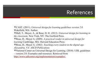 UDL in Transition Programs and CBI | PPT