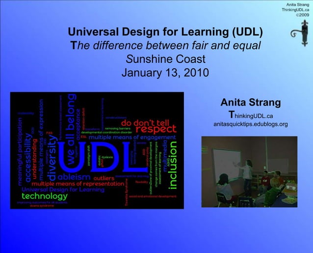 UDL Sunshine Coast Presentation | PPTX