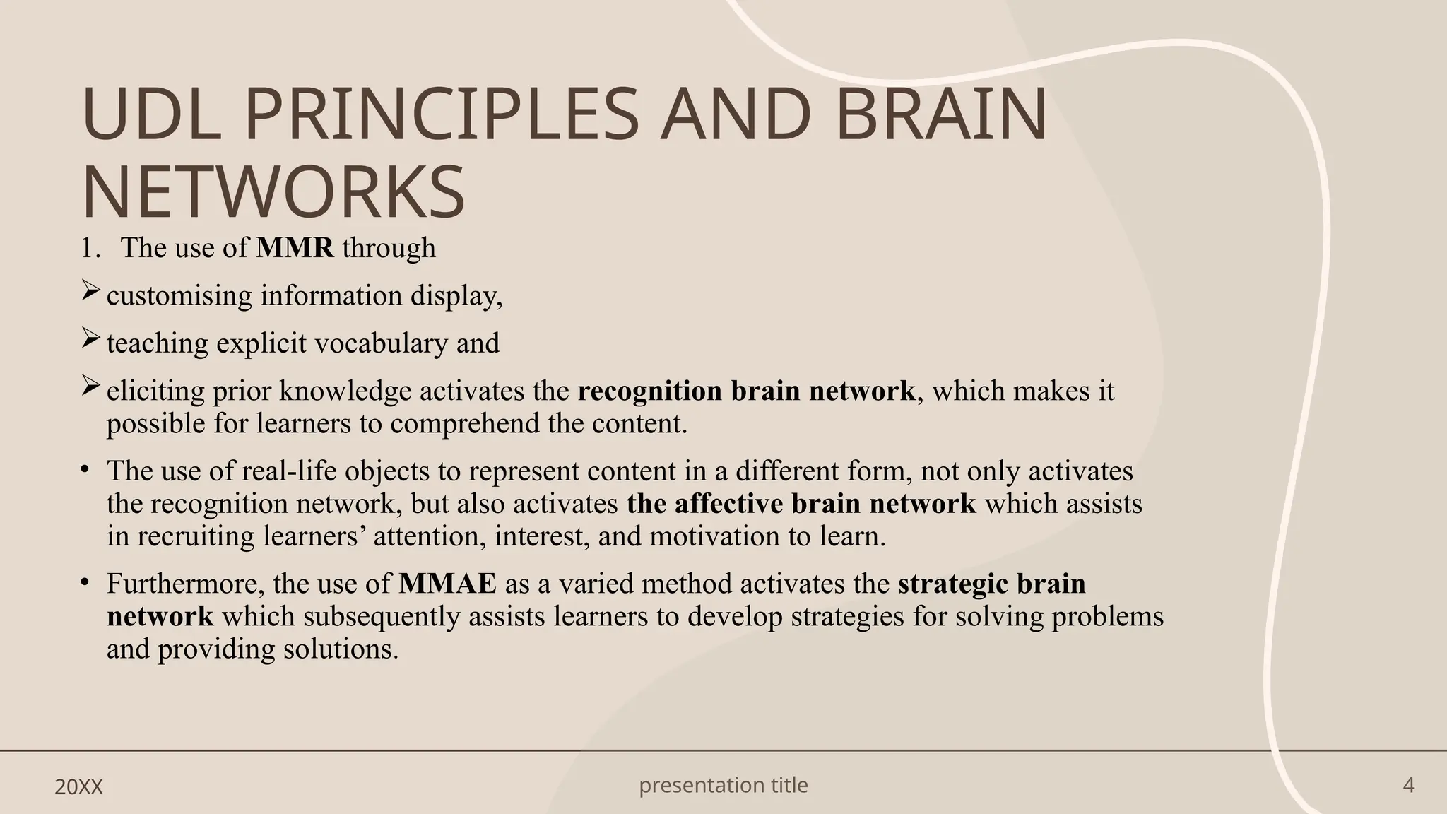 Universal Design for Learning - three principles | PPTX