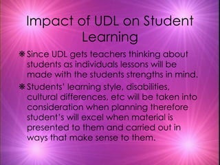 Universal Design for Learning | PPT