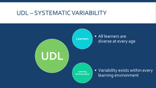 UDL and Active Learning Strategies | PPTX