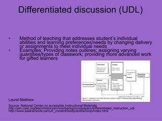 Udl and at presentation | PPT