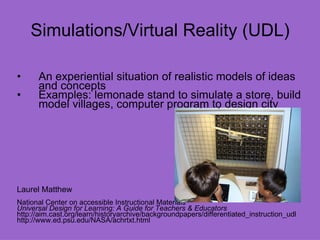 Udl and at presentation | PPT