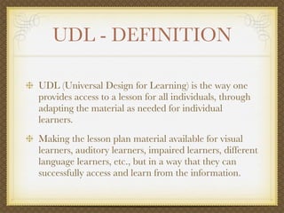 UDL and Assistive Technology | KEY