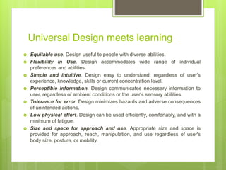 Inclusion's Final Frontier: Universal Design for Learning | PPT