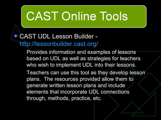 UDL Presentation - Module 3 - EDUC 7109 | PPT