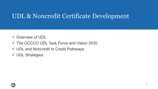 Designing Equitable Pathways: UDL & Noncredit Certificates | PDF