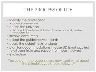 Universal Design | PPTX | Special Education | Education