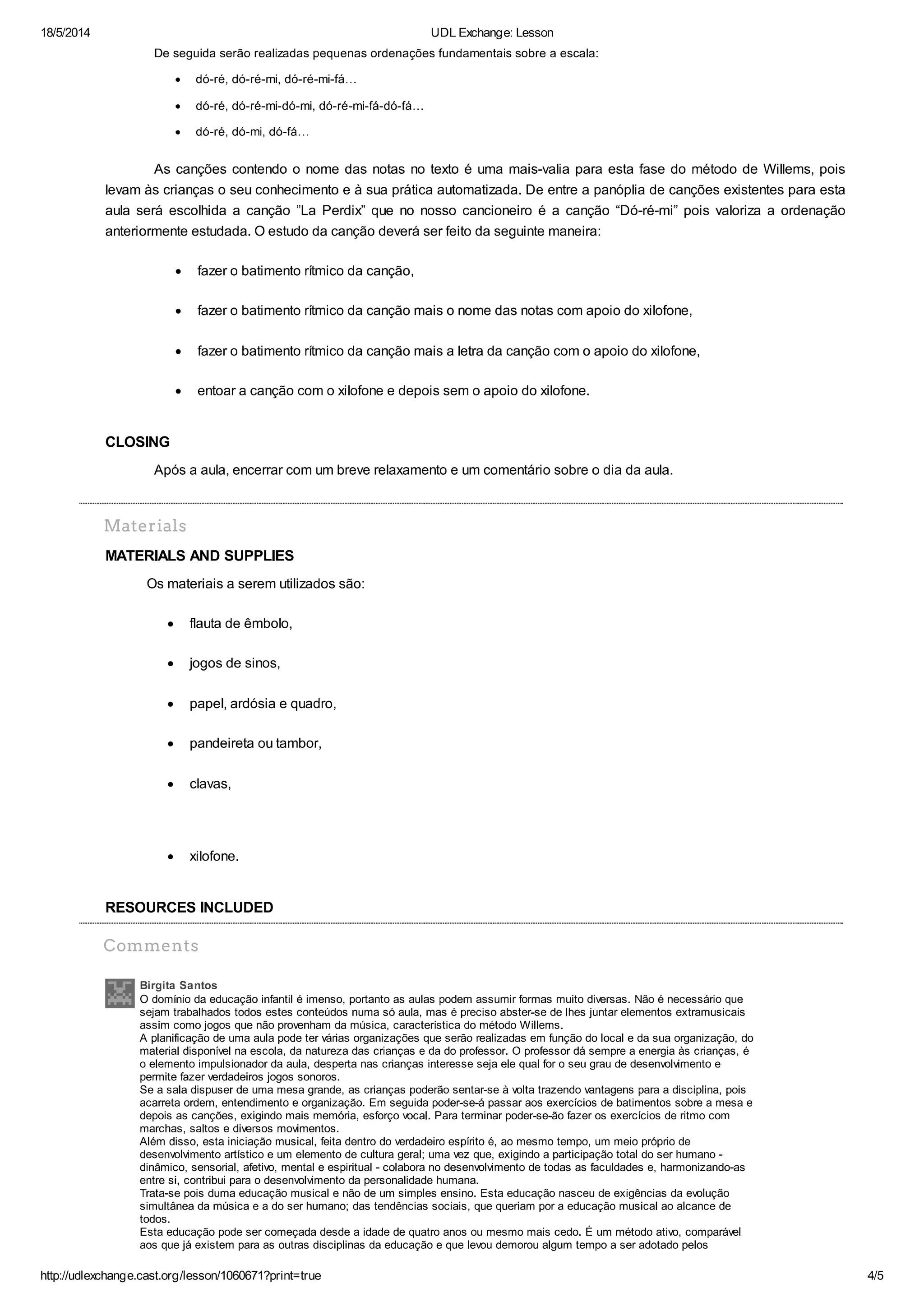Udl exchange lesson | PDF