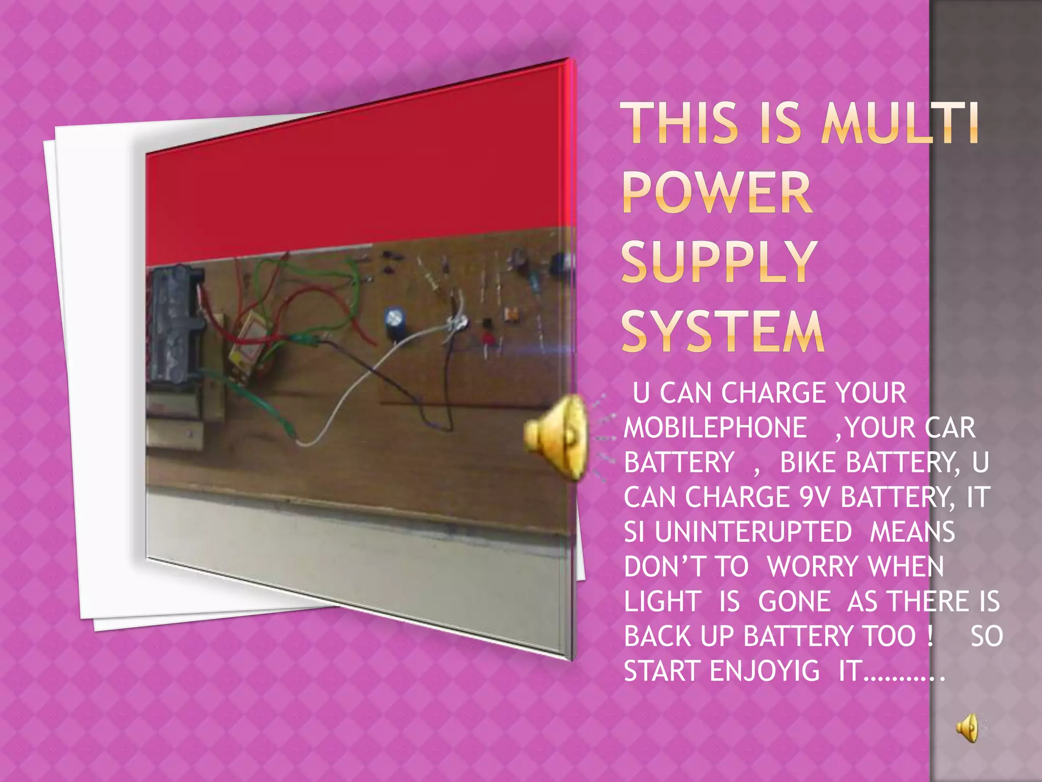 Udli(uninterupyed digital liquid indicator) | PPTX